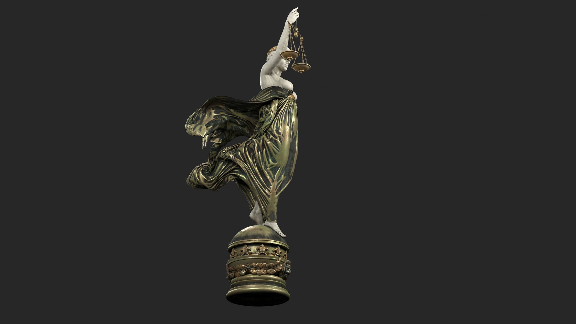Lady Justice 3D Model - TurboSquid 1438871