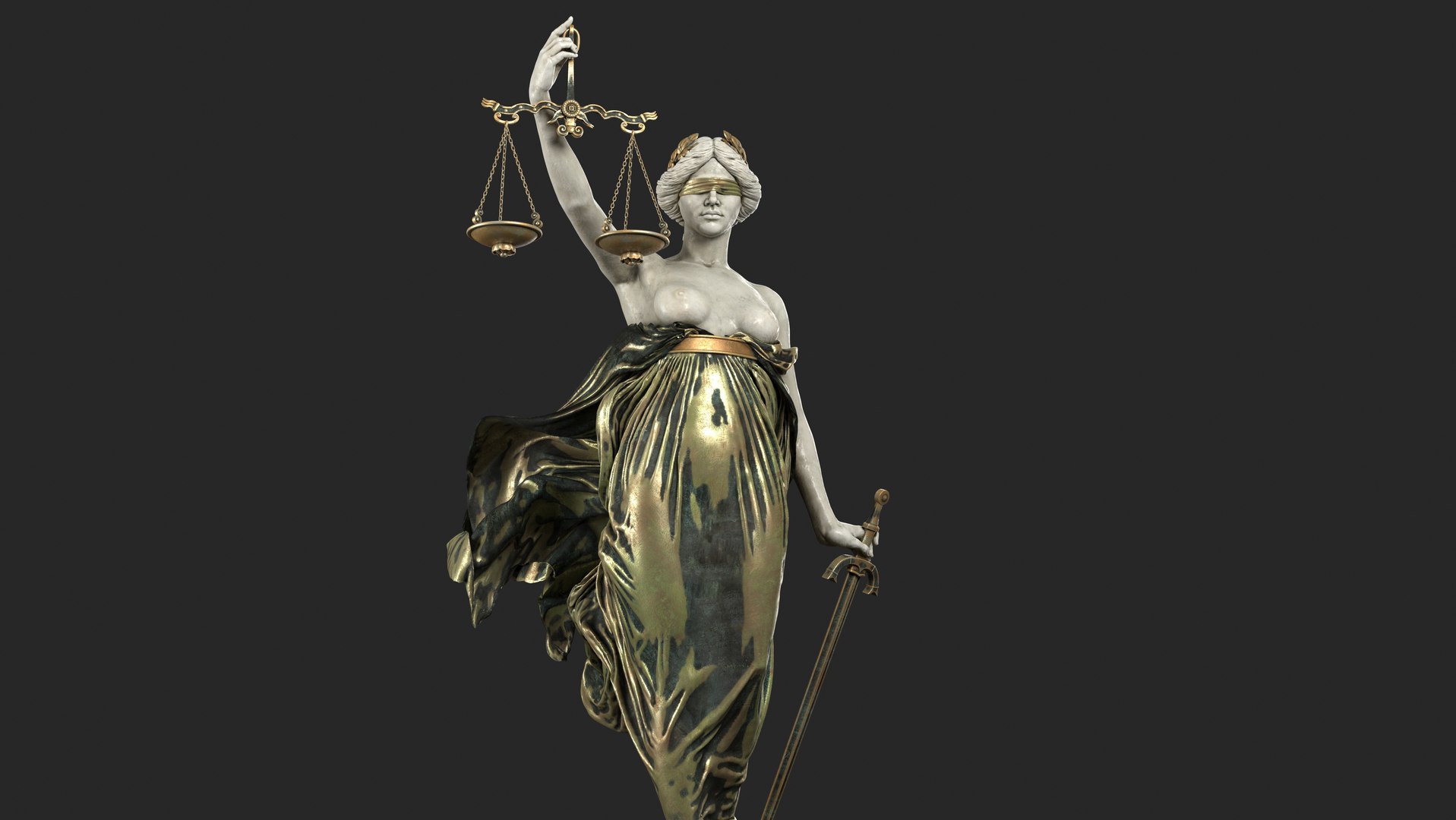 Lady Justice 3D Model - TurboSquid 1438871