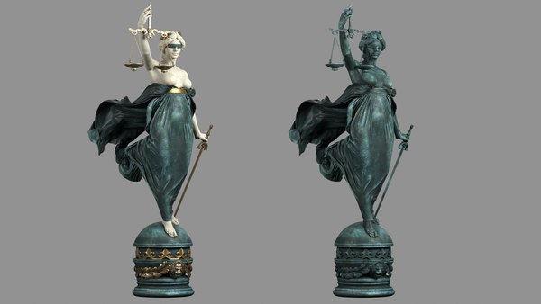 Lady justice 3D model - TurboSquid 1438871