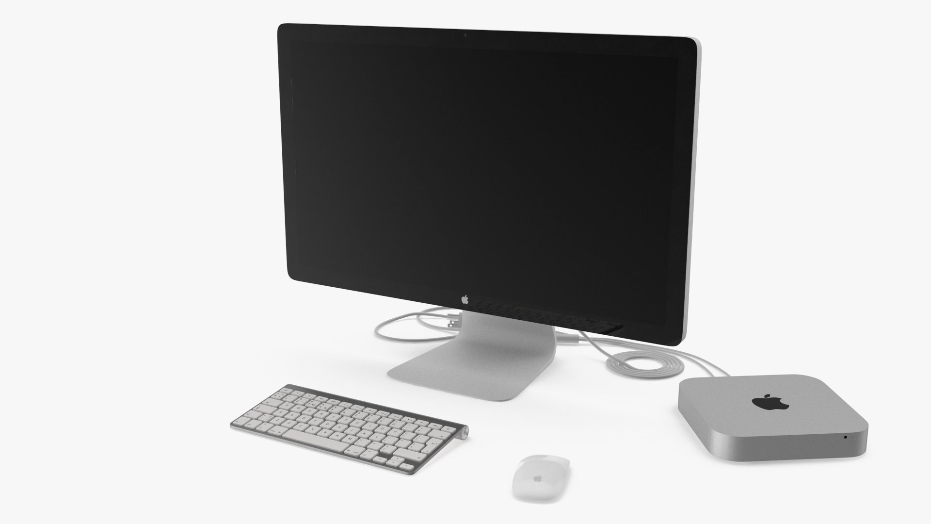 3D Model Mac Mini With Monitor - TurboSquid 2185674