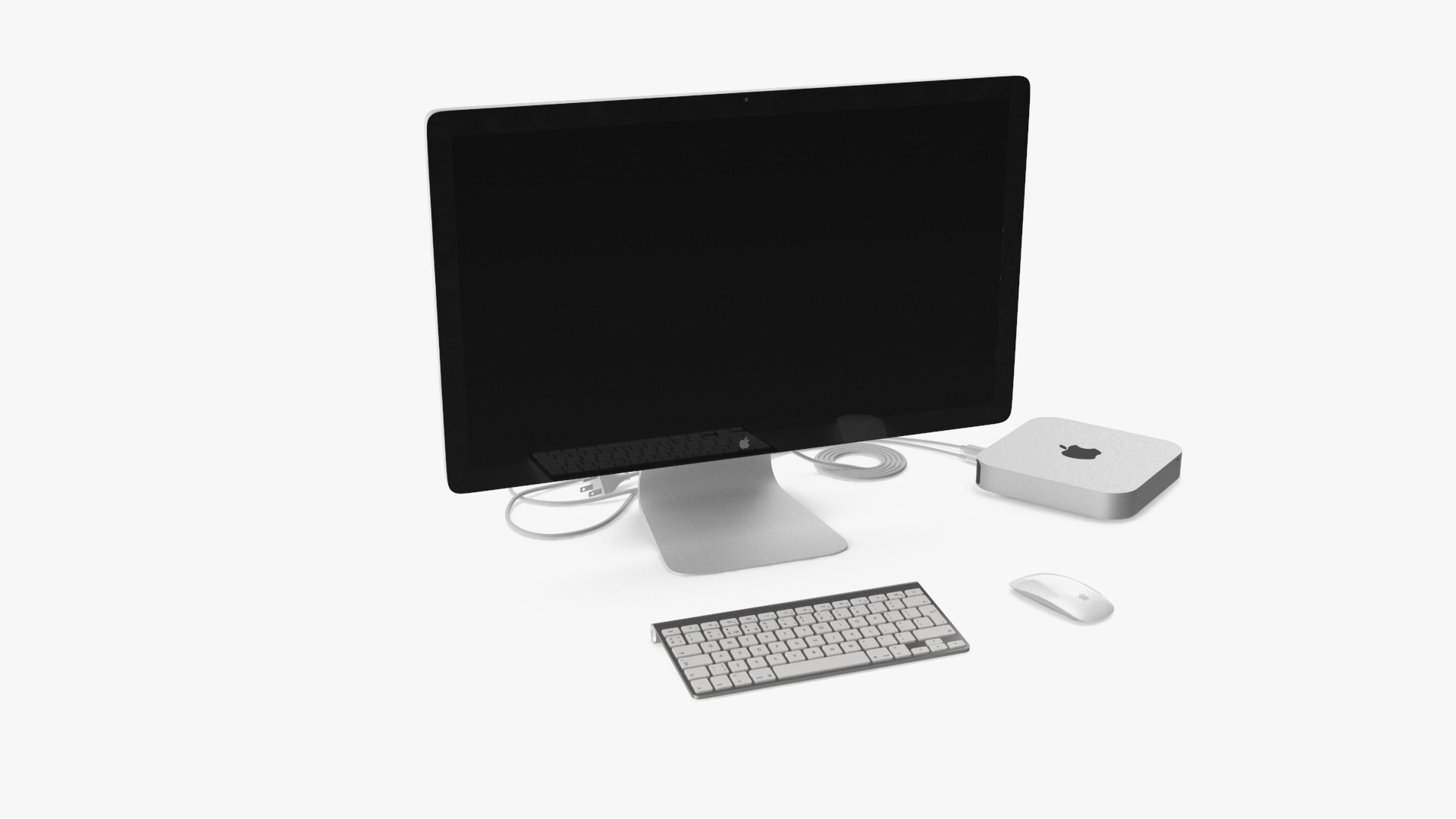 3D Model Mac Mini With Monitor - TurboSquid 2185674