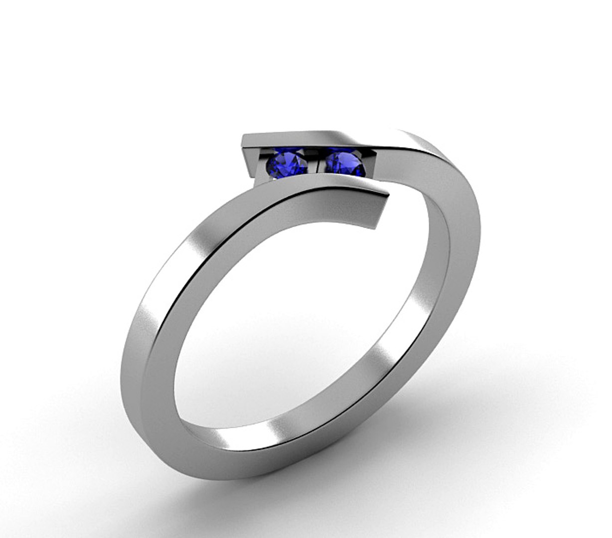 Silver Ring 3d Model