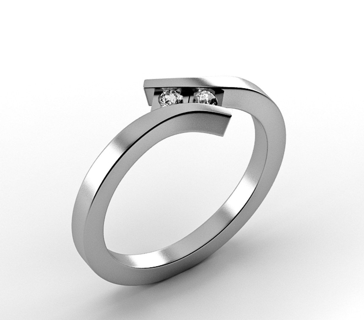Silver Ring 3d Model