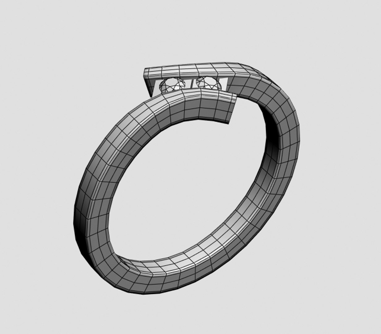 Silver Ring 3d Model