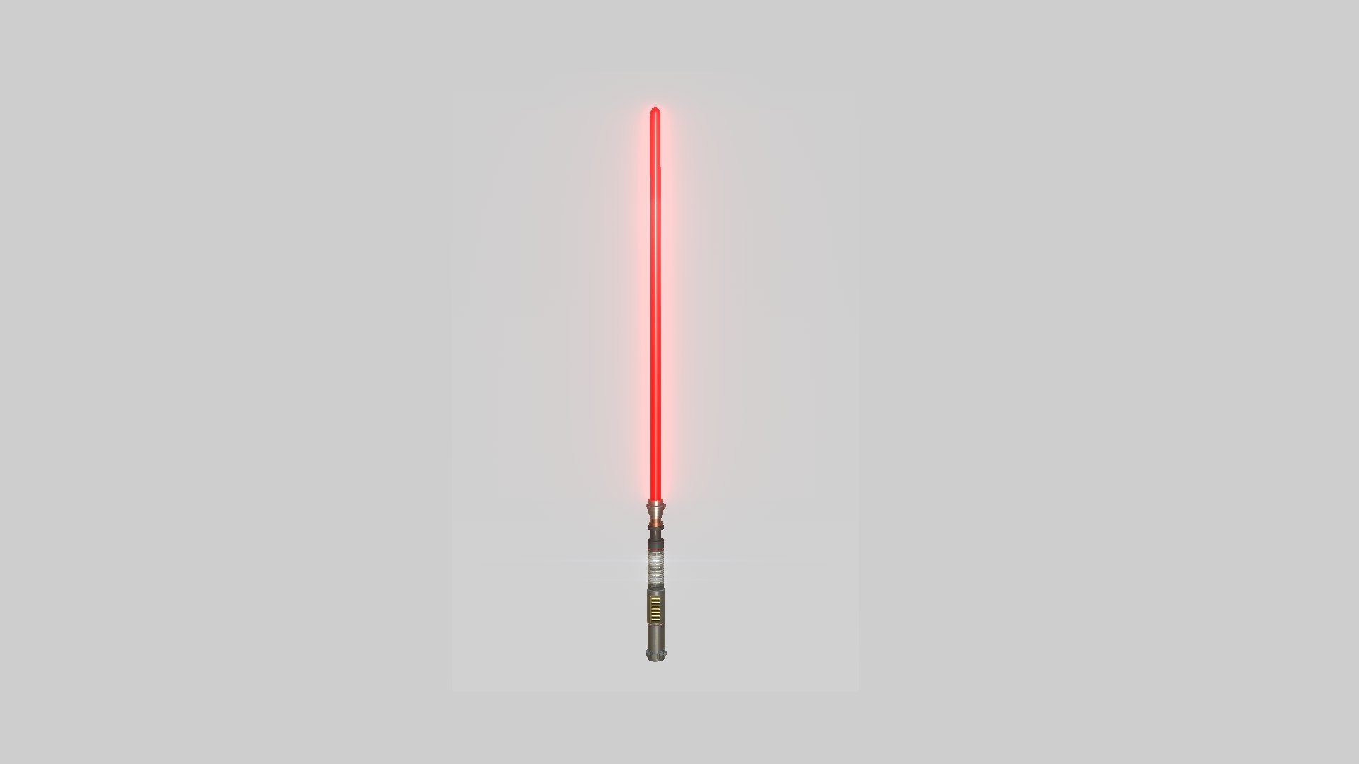 3D Star Wars Lightsaber 01 Red - SciFi Character Weapon Model ...