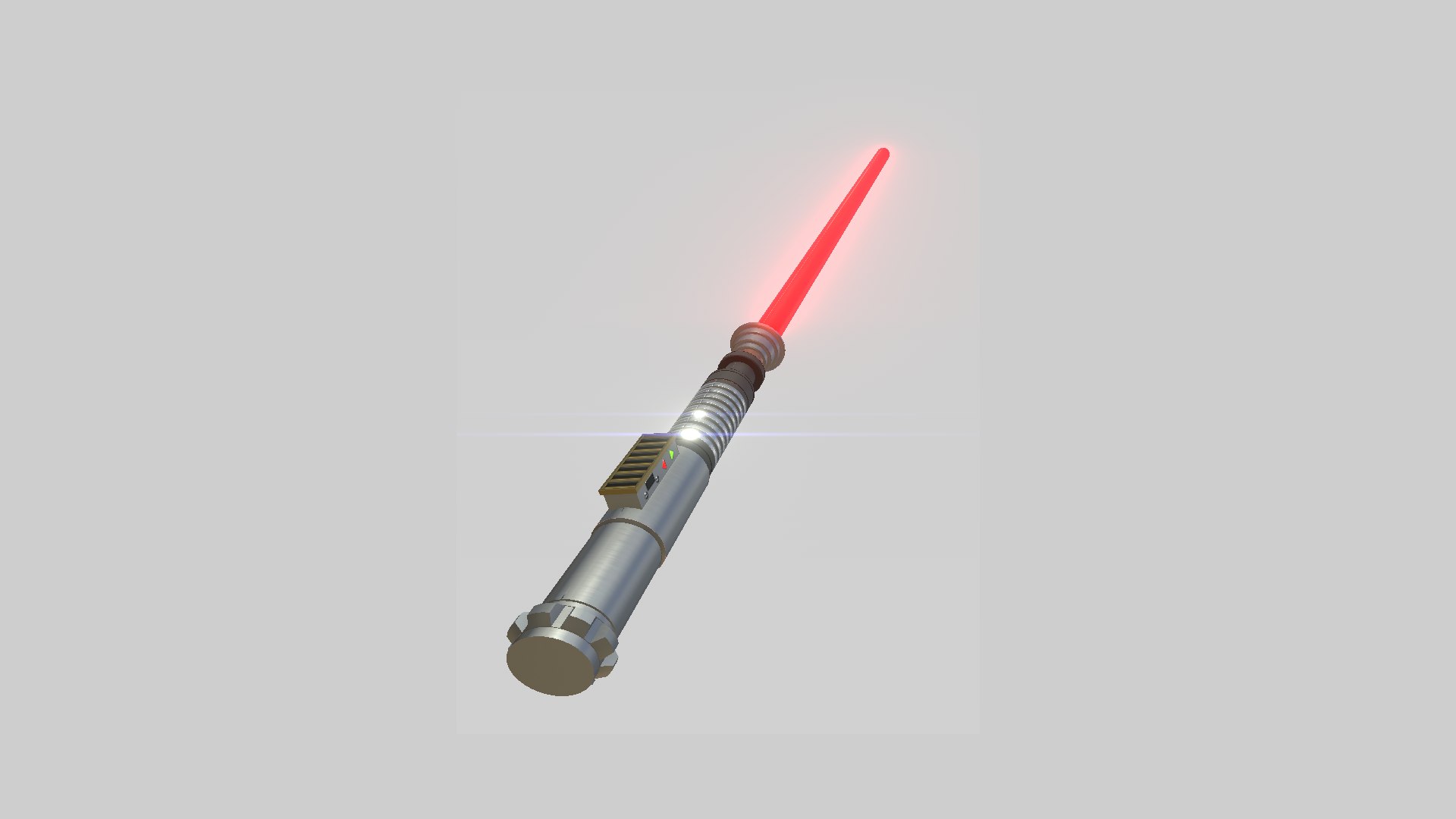 3D Star Wars Lightsaber 01 Red - SciFi Character Weapon Model ...