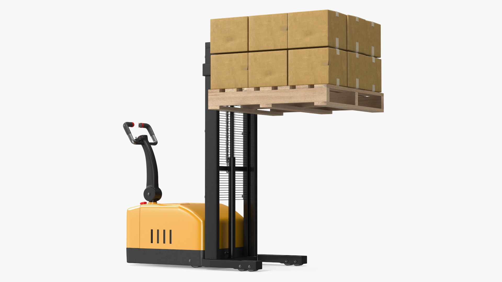 Electric Power Pallet Jack Truck 3D model - TurboSquid 2174770