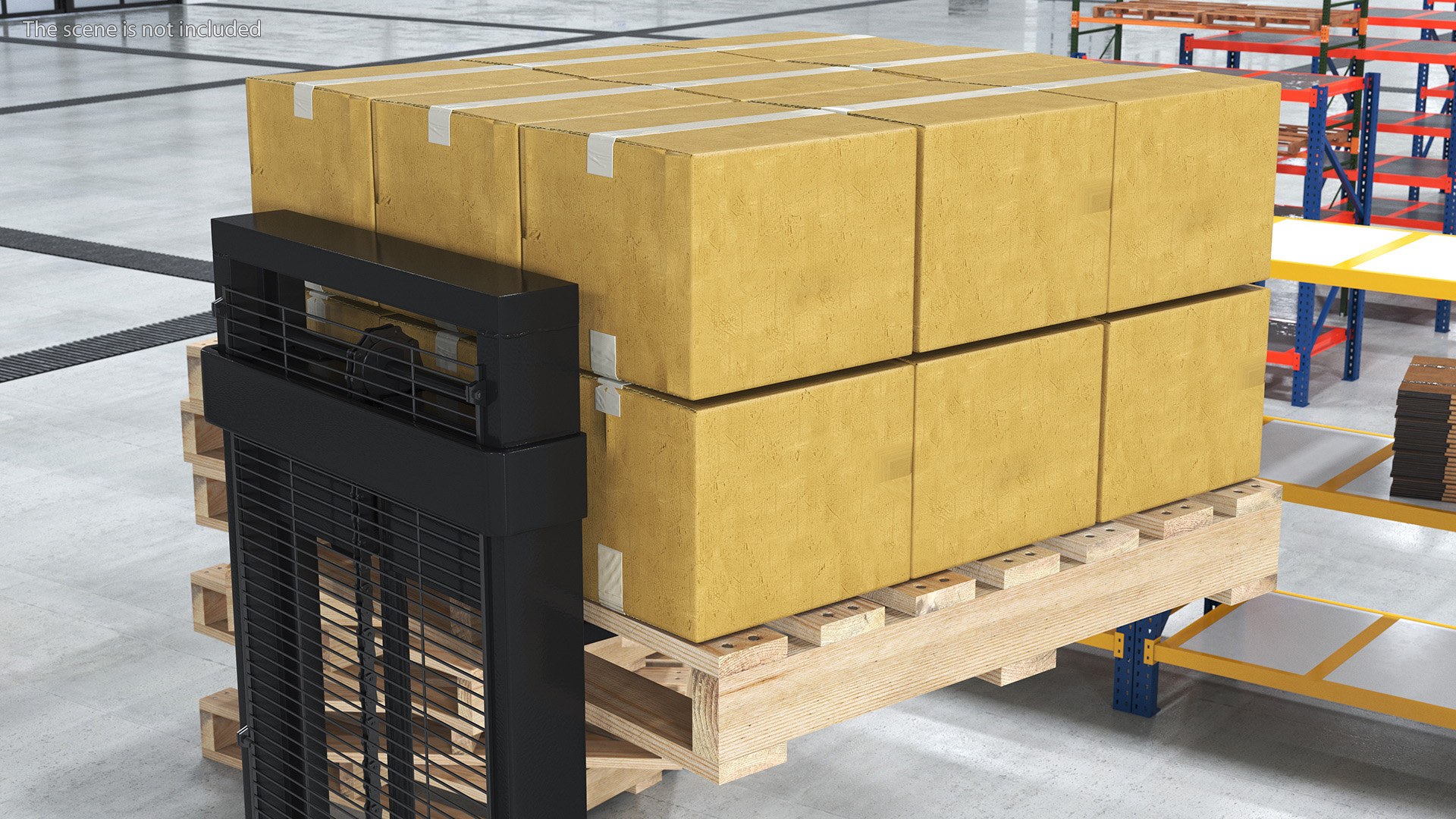 Electric Power Pallet Jack Truck 3D model - TurboSquid 2174770