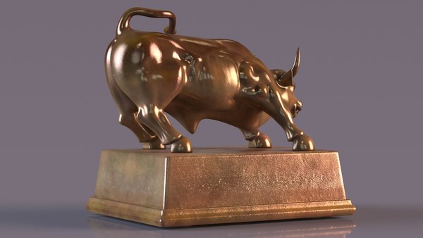 modelo 3d Estatua de toro de bronce - TurboSquid 1977407