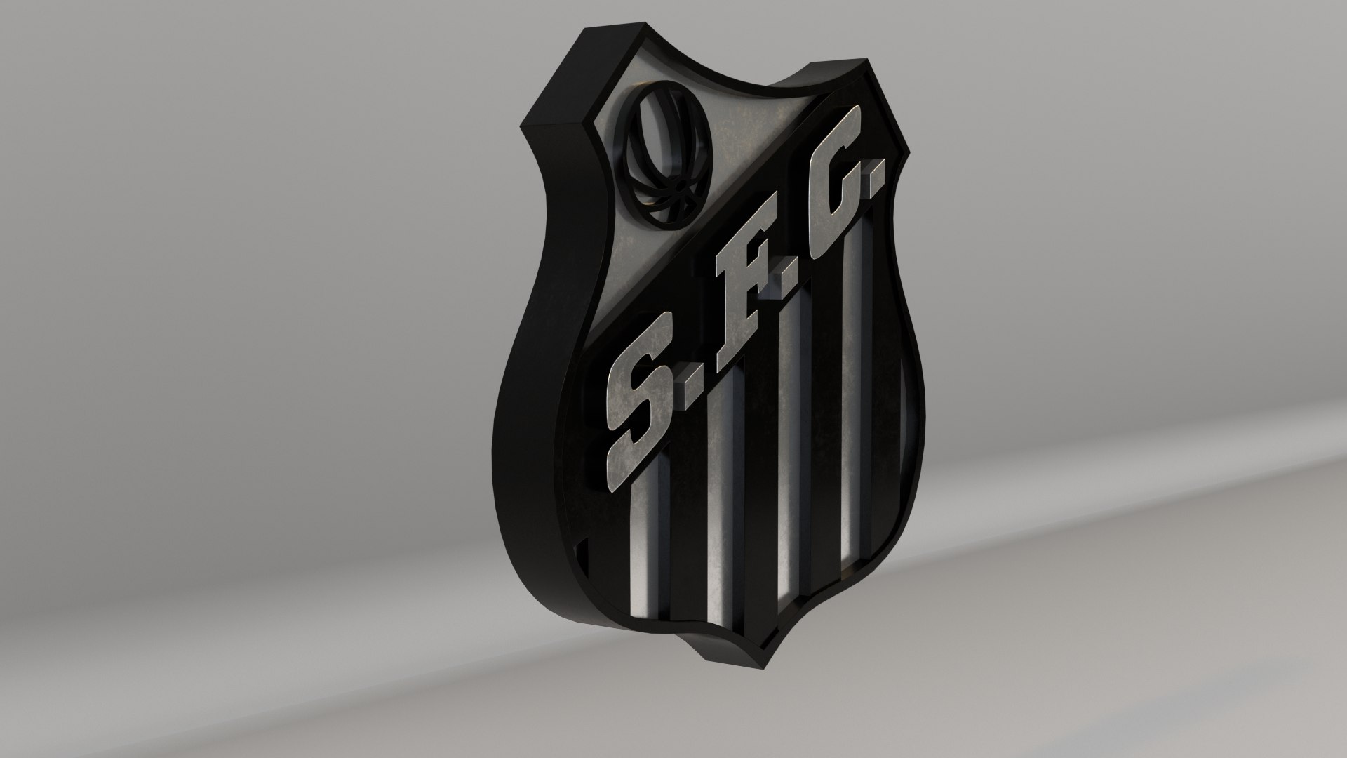 3D Model Santos Futebol Clube Brazil Logo - TurboSquid 2311118