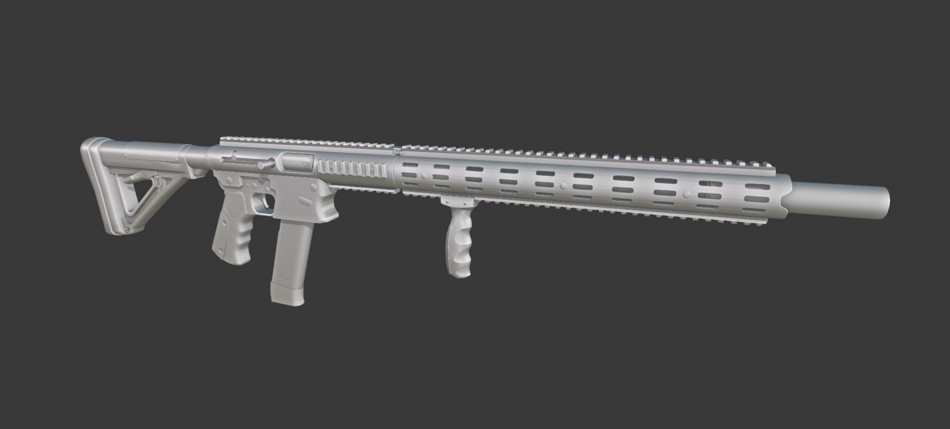 3D Survival Rifle Customization Aero Model - TurboSquid 1463648