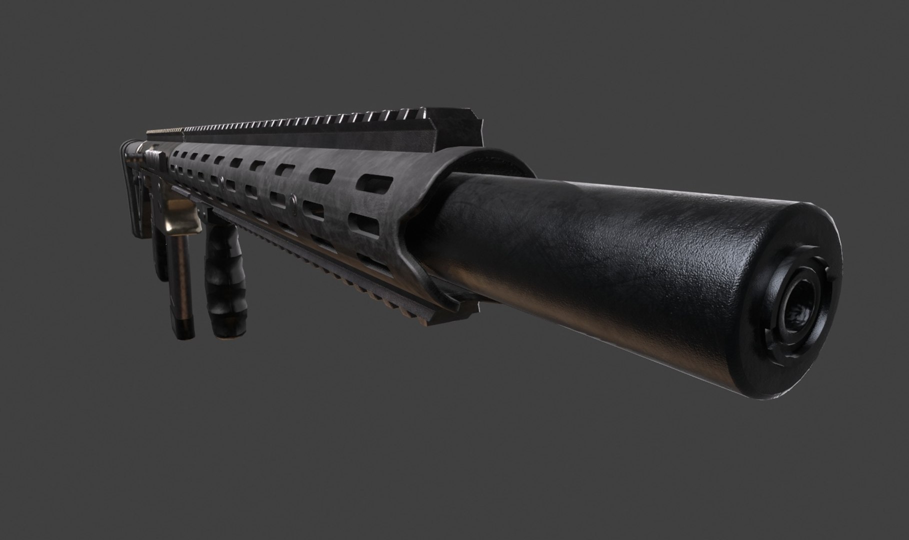 3D Survival Rifle Customization Aero Model - TurboSquid 1463648