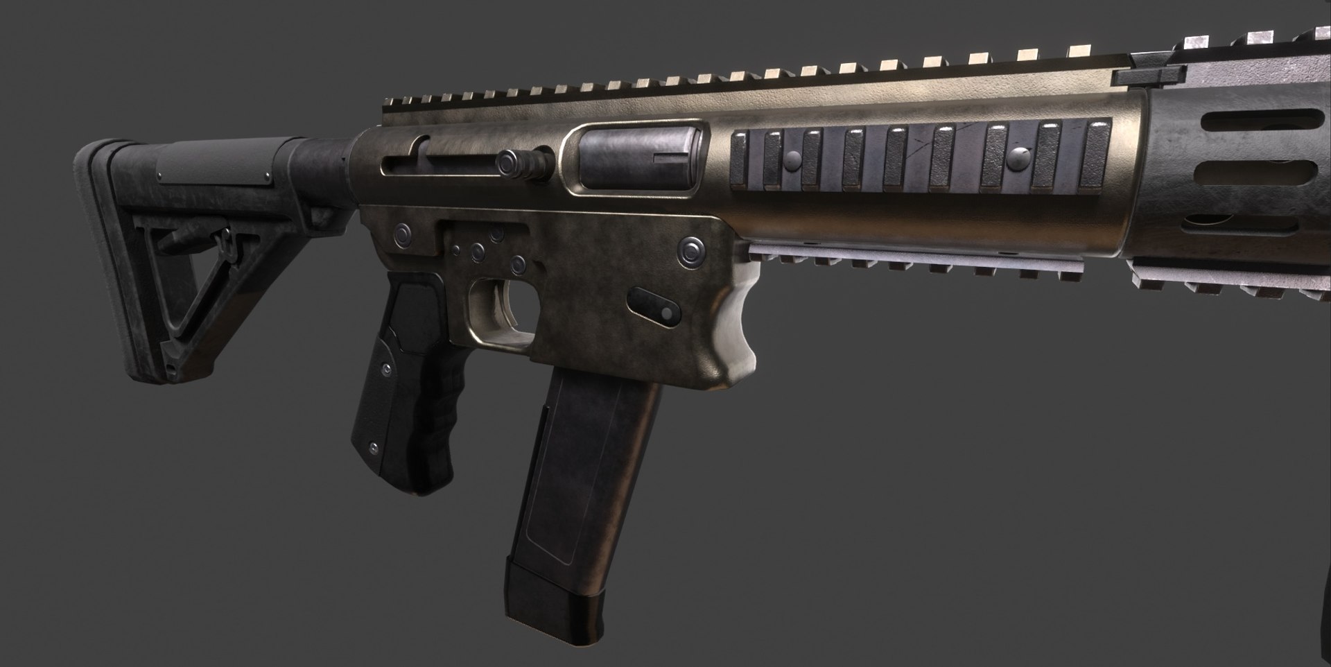 3D Survival Rifle Customization Aero Model - TurboSquid 1463648