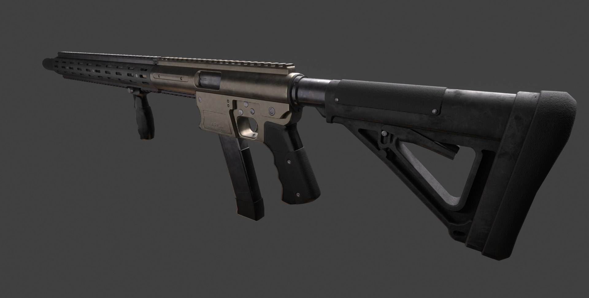 3D Survival Rifle Customization Aero Model - TurboSquid 1463648