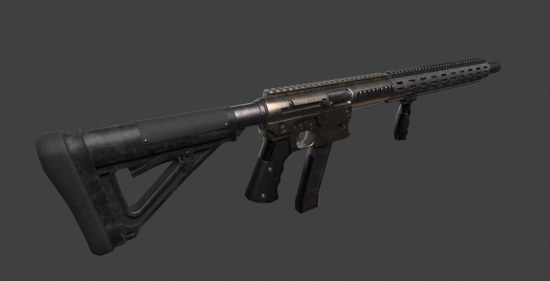 3D Survival Rifle Customization Aero Model - TurboSquid 1463648