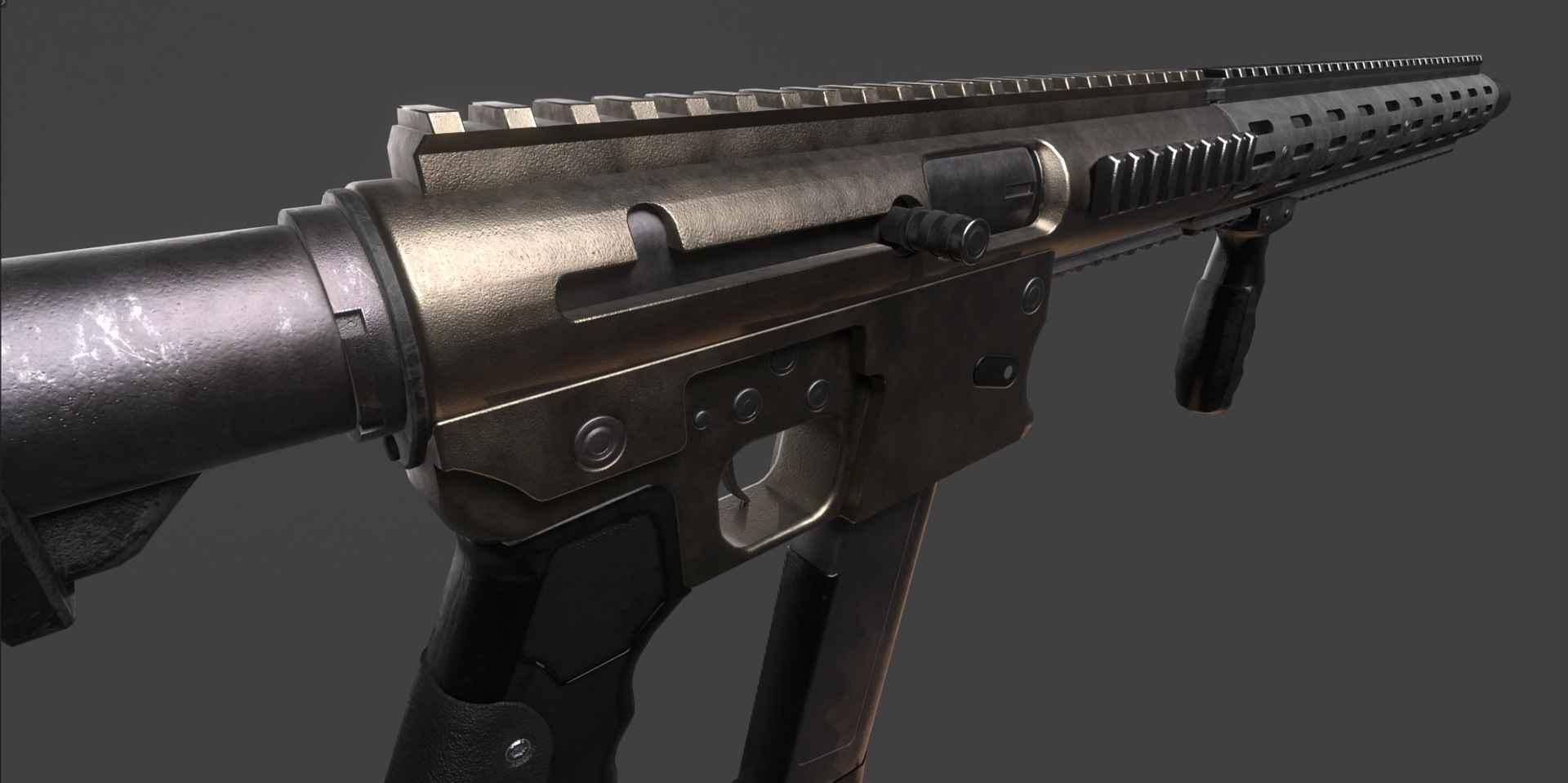 3D Survival Rifle Customization Aero Model - TurboSquid 1463648