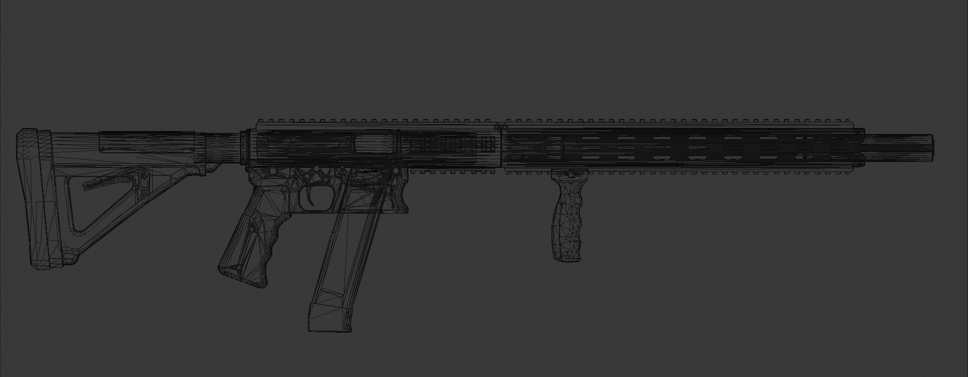 3D Survival Rifle Customization Aero Model - TurboSquid 1463648