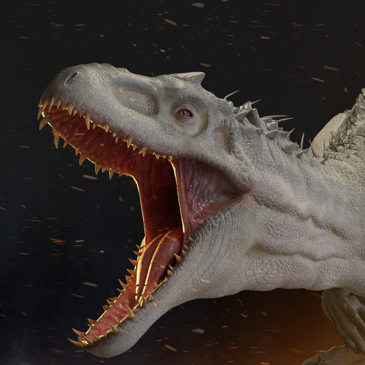 modelo 3d Jurassic World Park Indominus Rex Licuadora Low Poly ...