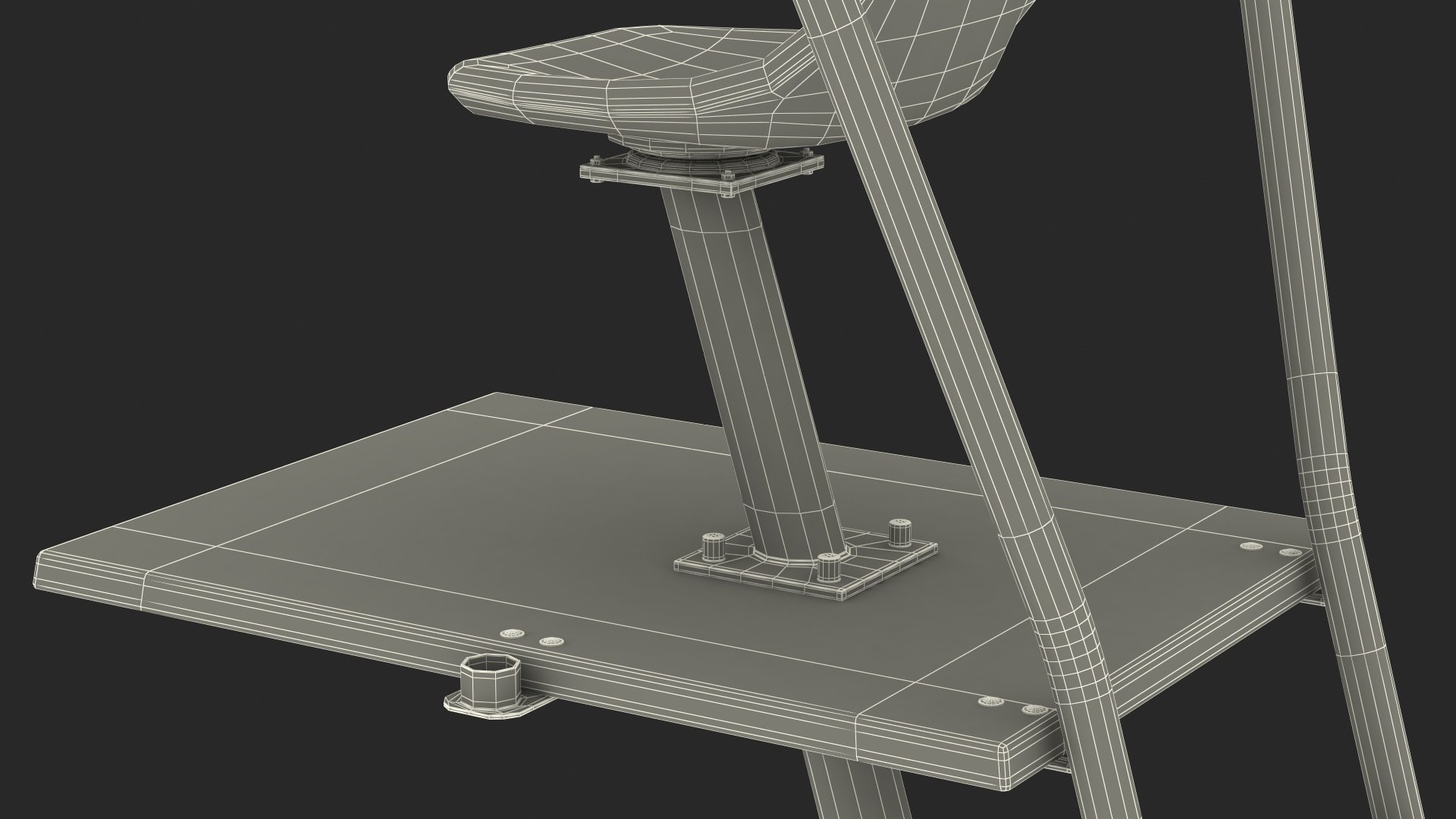 3D Swimming Pool Lifeguard Chair - TurboSquid 1926538