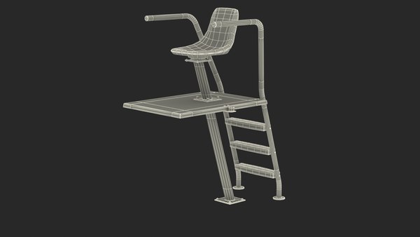 3D Swimming Pool Lifeguard Chair - TurboSquid 1926538