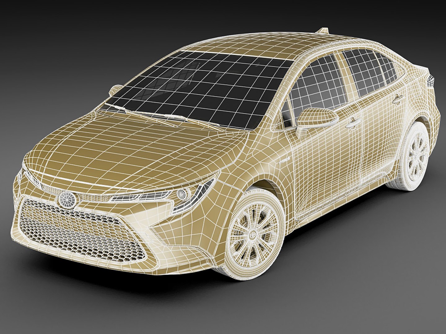 Toyota Corolla Sedan 3D - TurboSquid 1389906