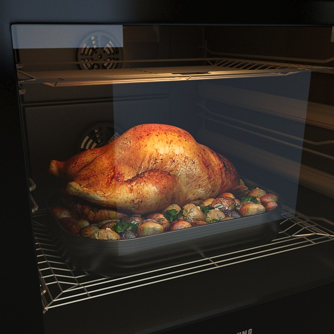 3d Model Built-in Electric Oven Samsung
