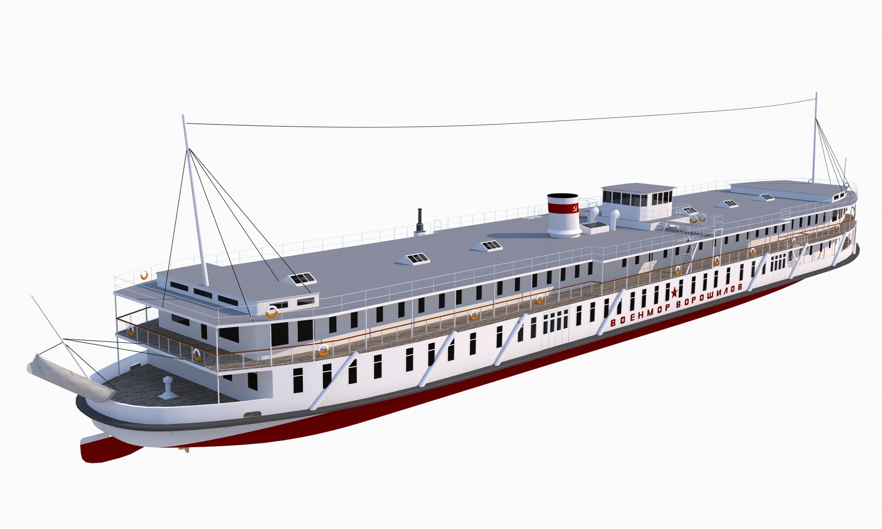 3D Old Passenger Ship - TurboSquid 2415063