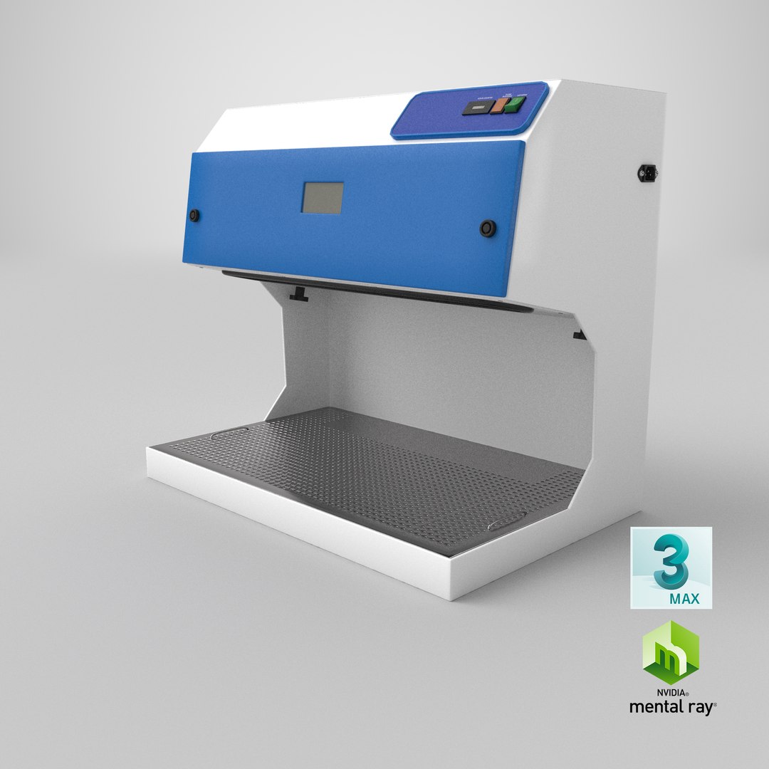 Ductless Fume Hood Workstation 3D Model - TurboSquid 1866722