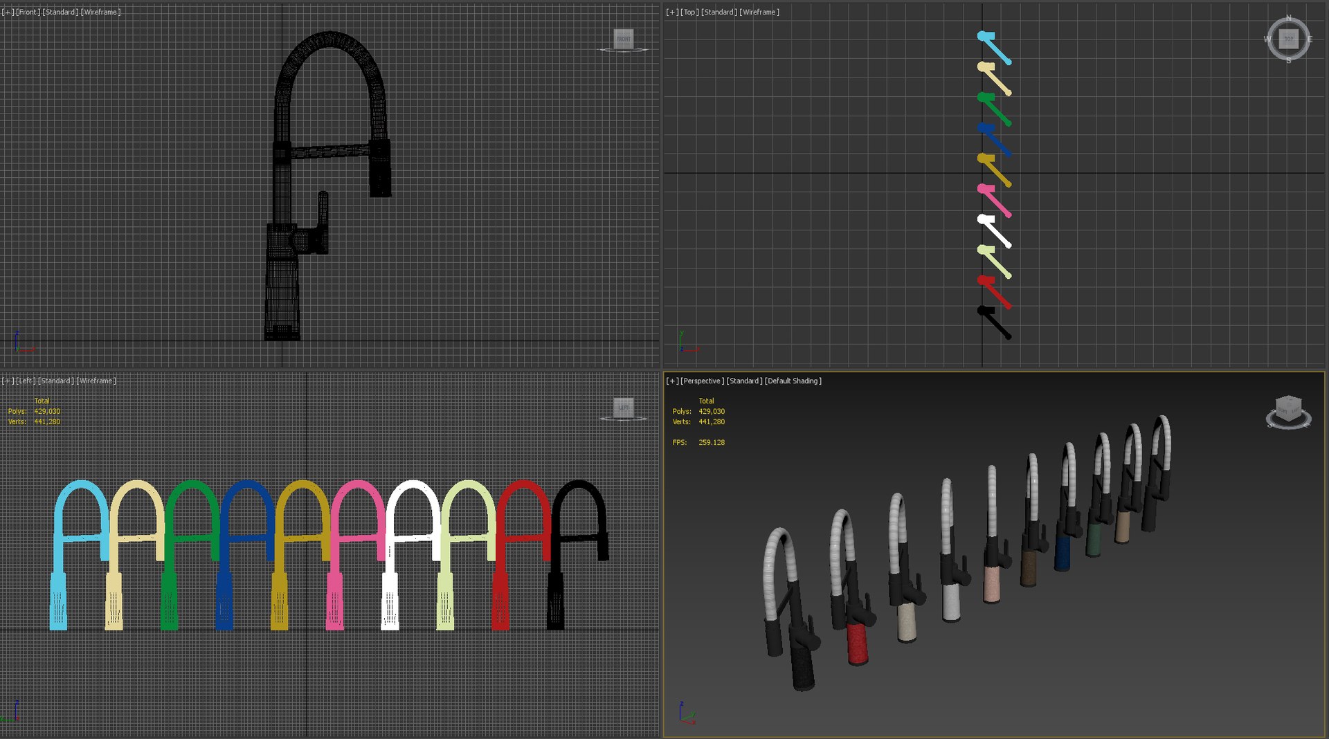 Tap Schock SC-55 Faucet Model - TurboSquid 2174731