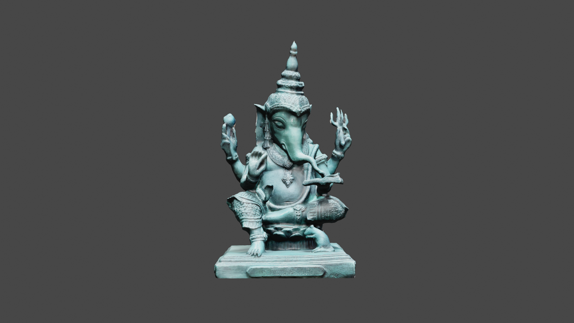 Jade Ganesha 3D model - TurboSquid 2065048