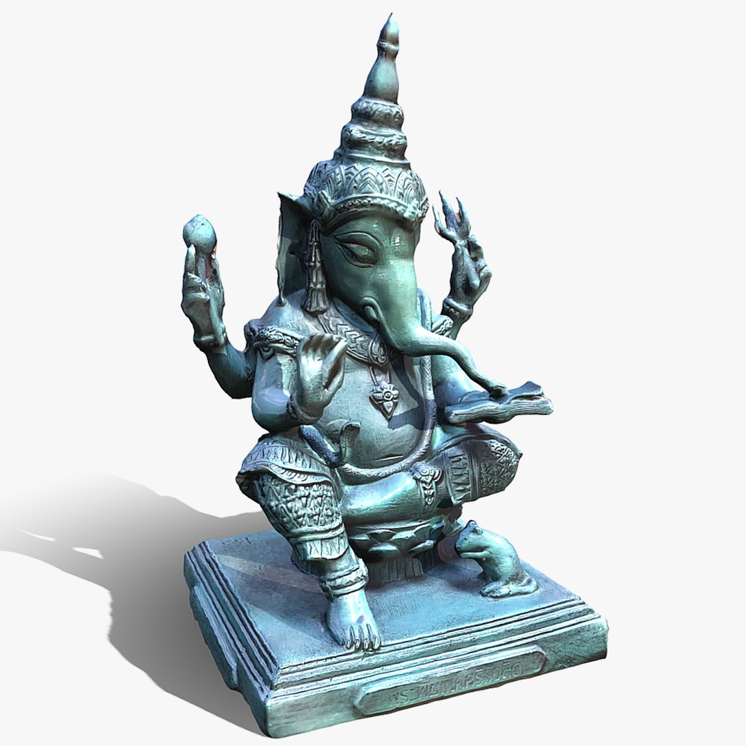 Jade Ganesha 3D model - TurboSquid 2065048