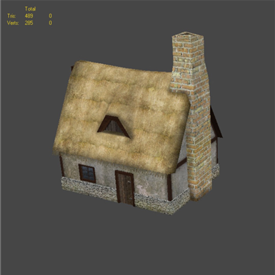 building rpg house 3d model