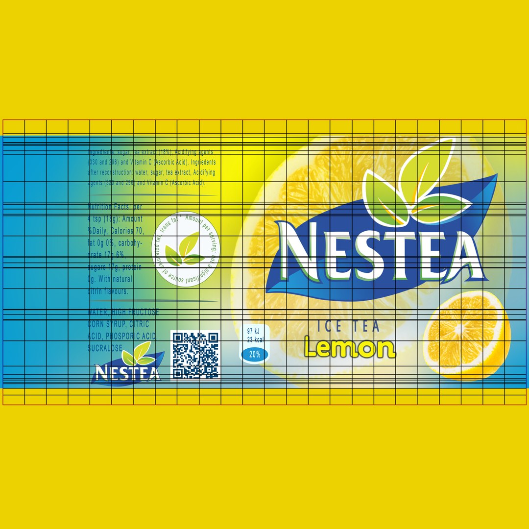 Nestea Lemon Bottle 3D Model - TurboSquid 1271876