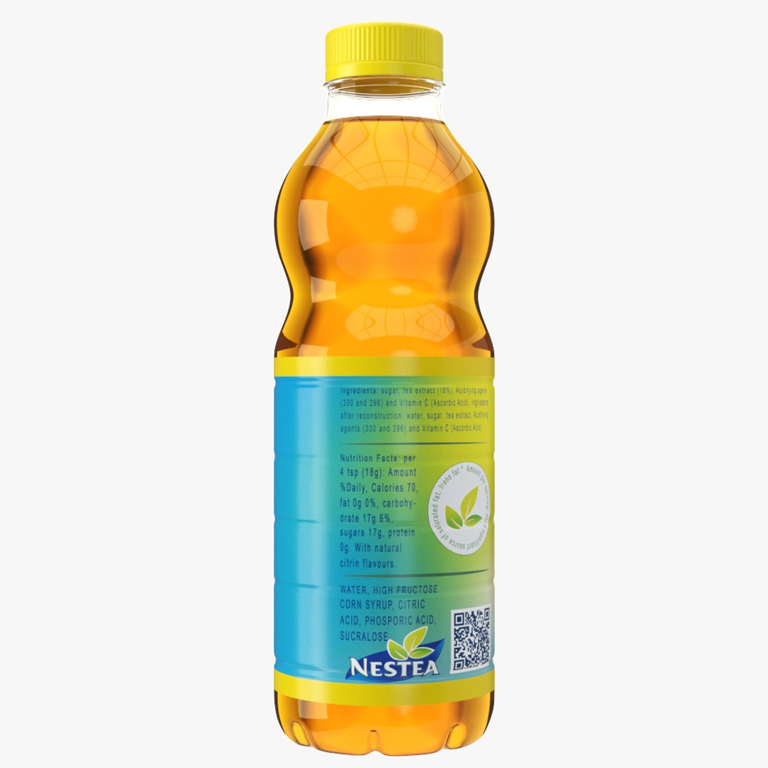 Nestea Lemon Bottle 3D Model - TurboSquid 1271876