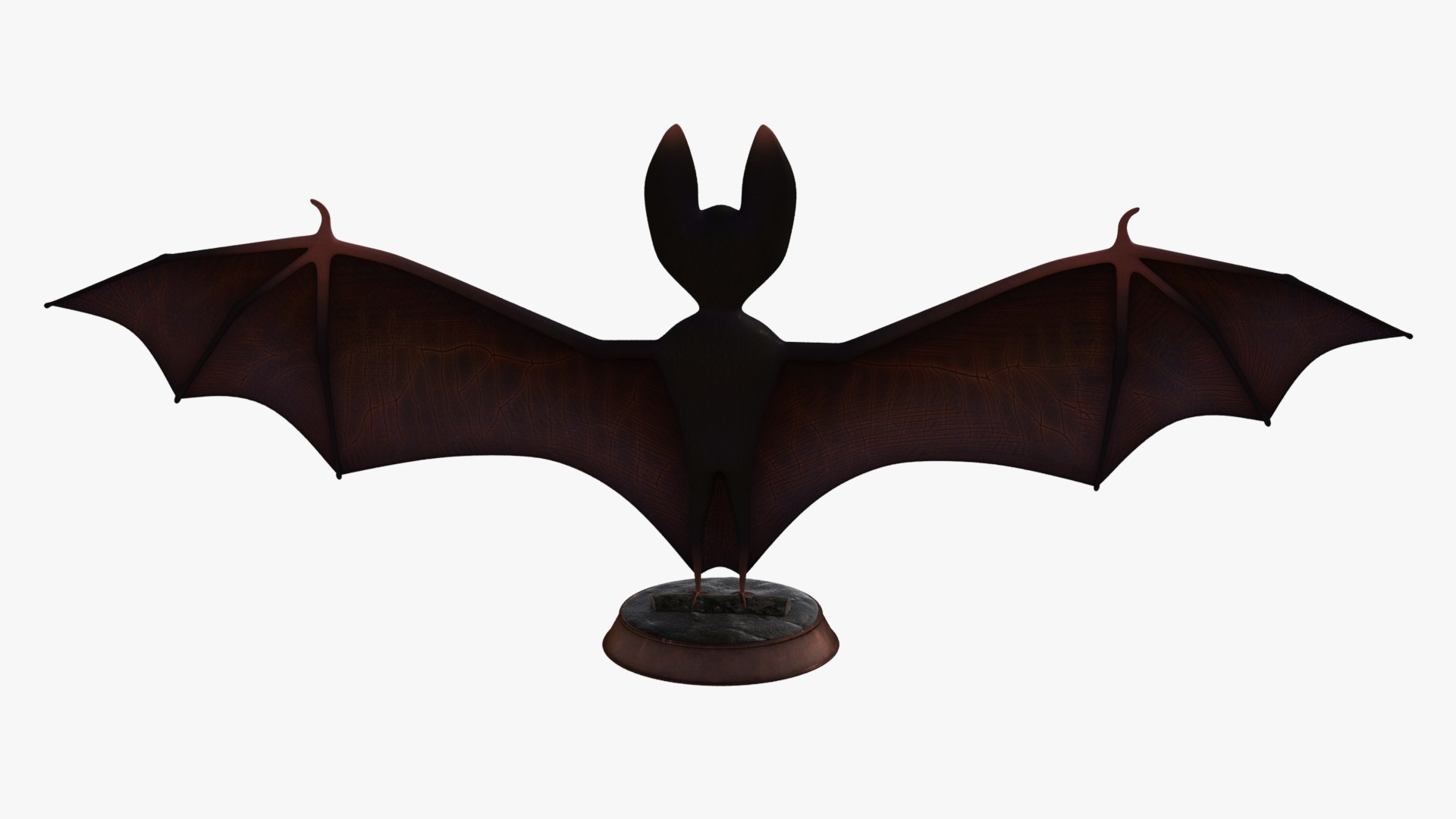 Cartoon Bat Rigged 3d Obj