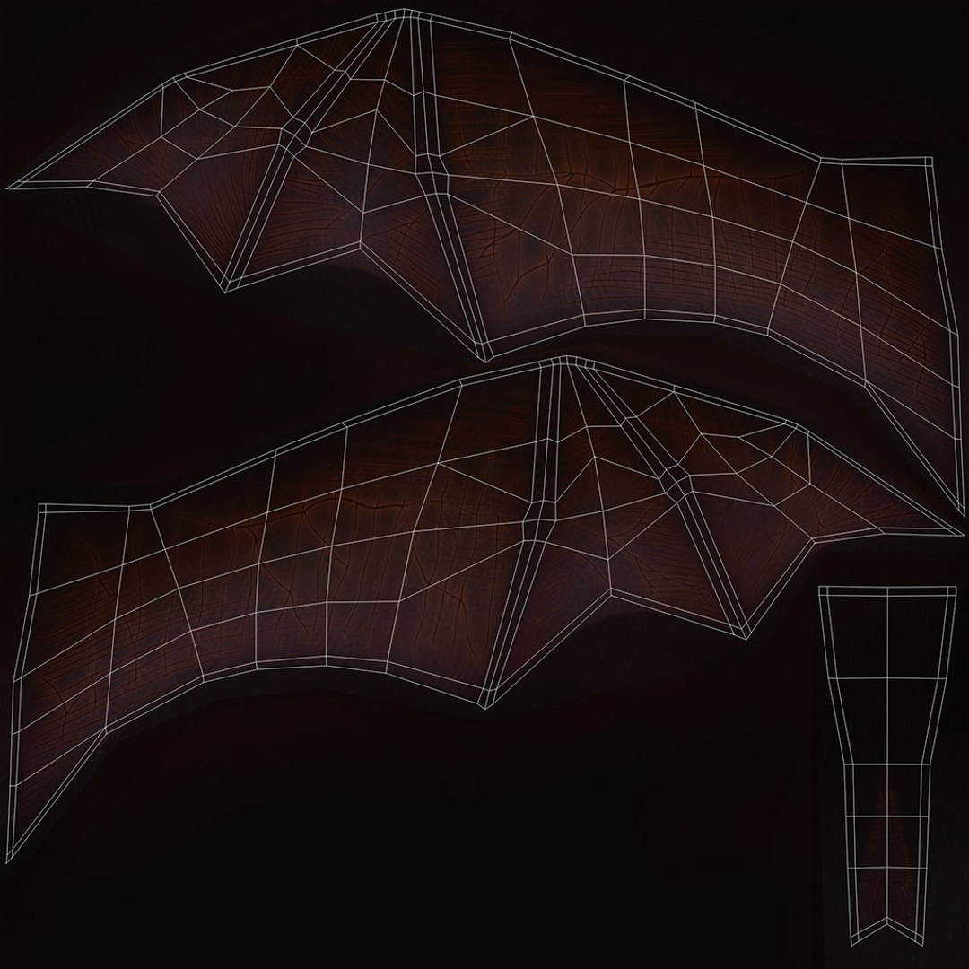 Cartoon Bat Rigged 3d Obj