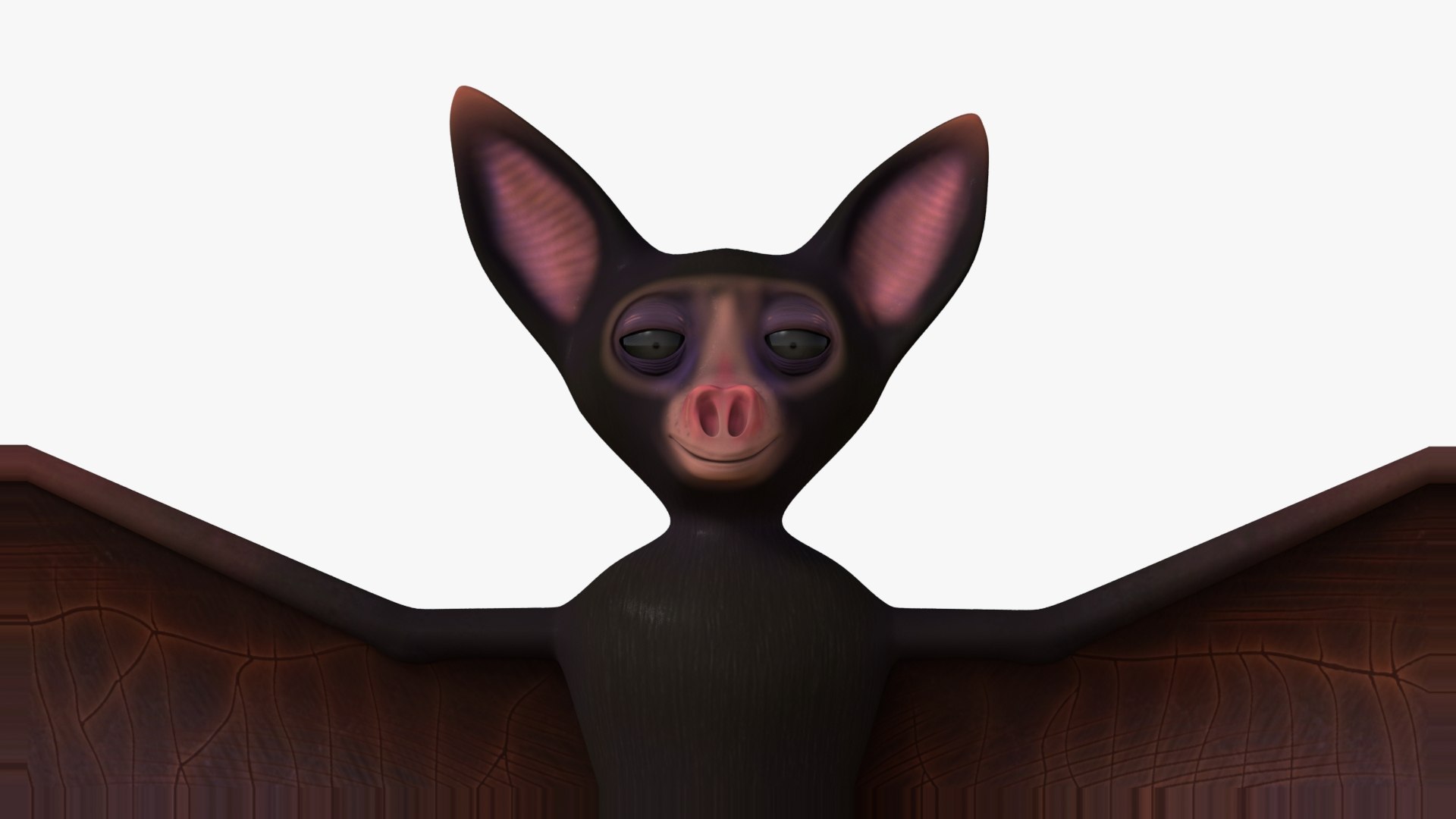 Cartoon Bat Rigged 3d Obj