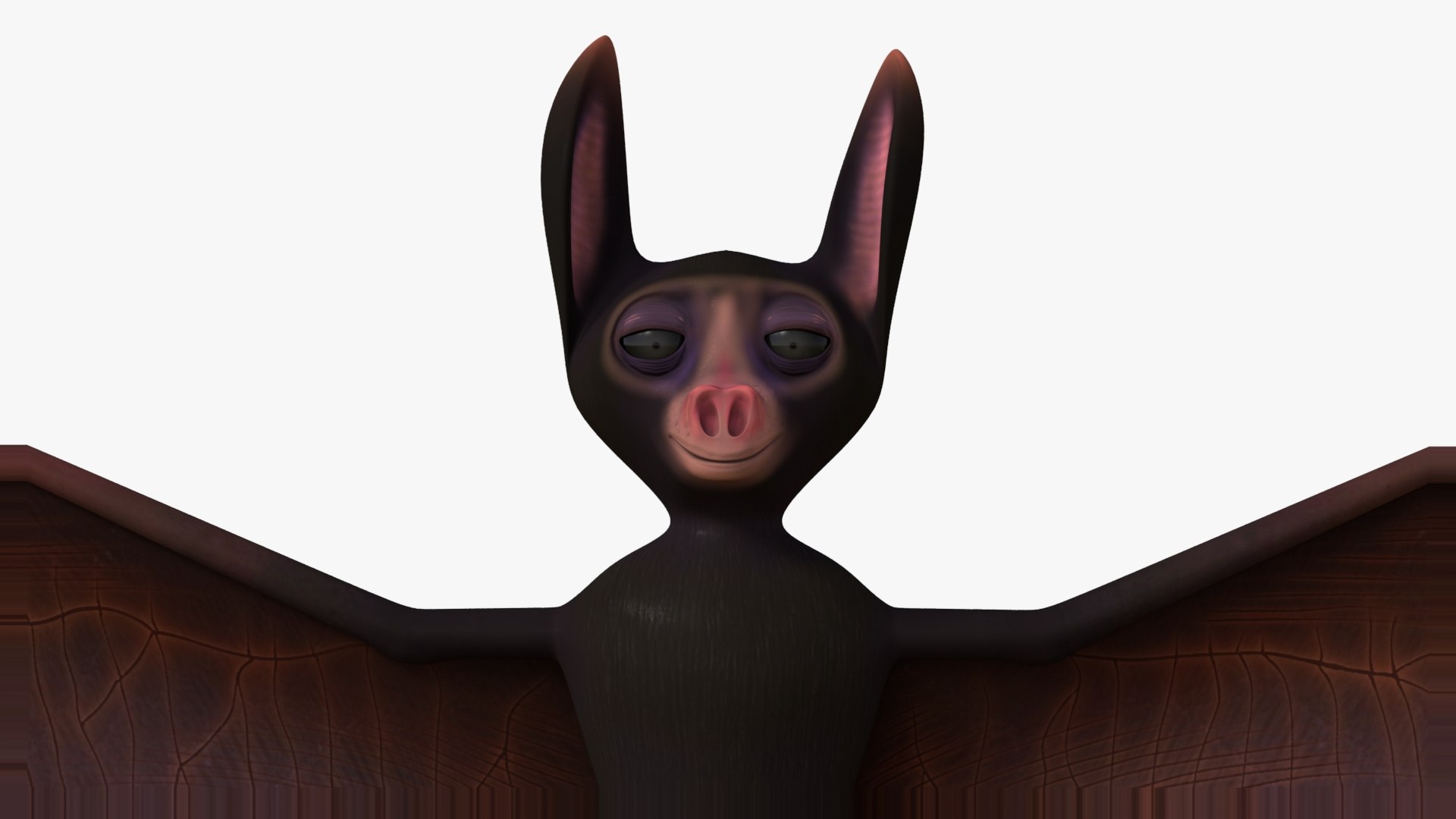 Cartoon Bat Rigged 3d Obj