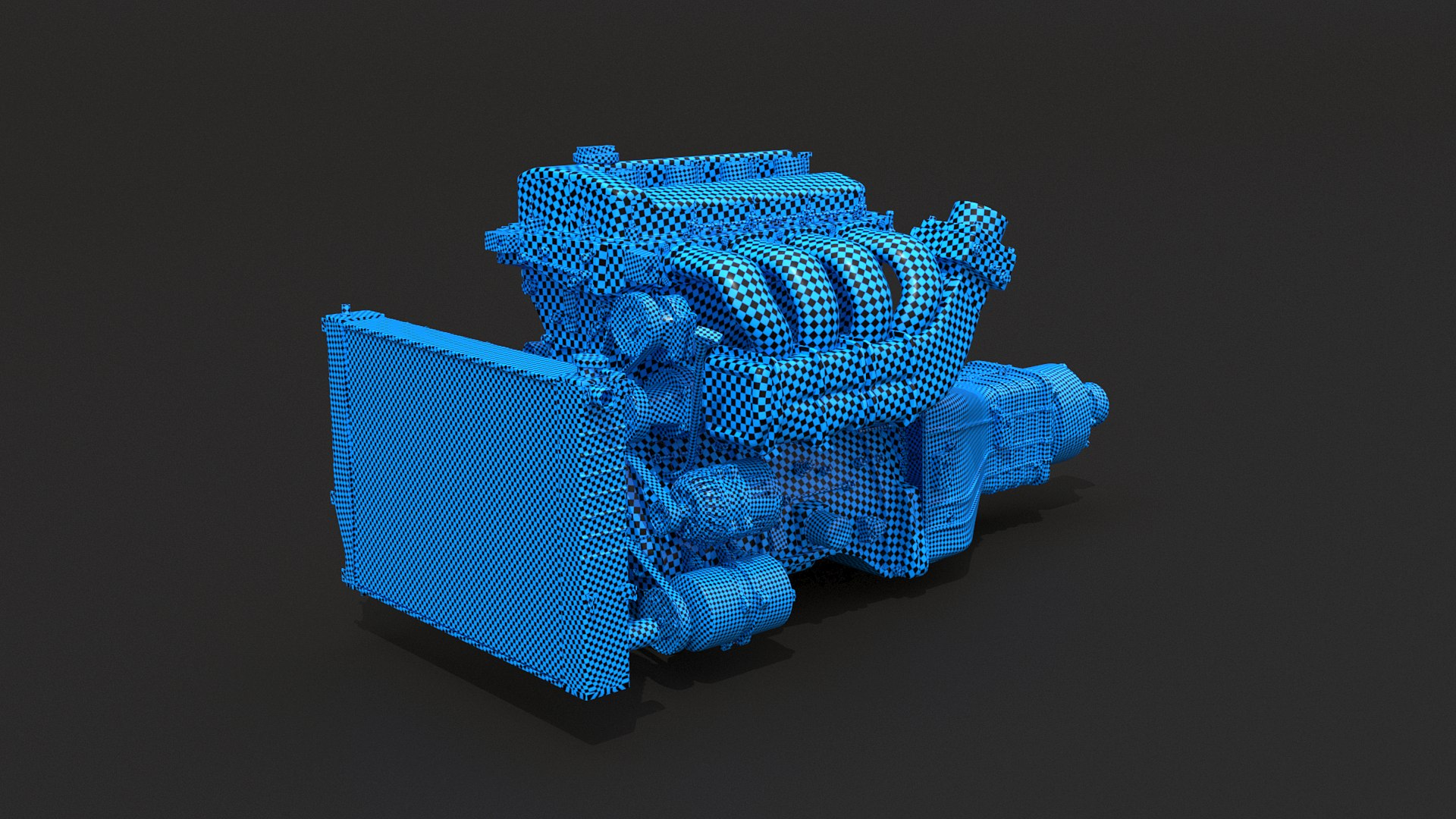 Generic Straight-Four Engine And Gearbox UT 3D Model - TurboSquid 2047696
