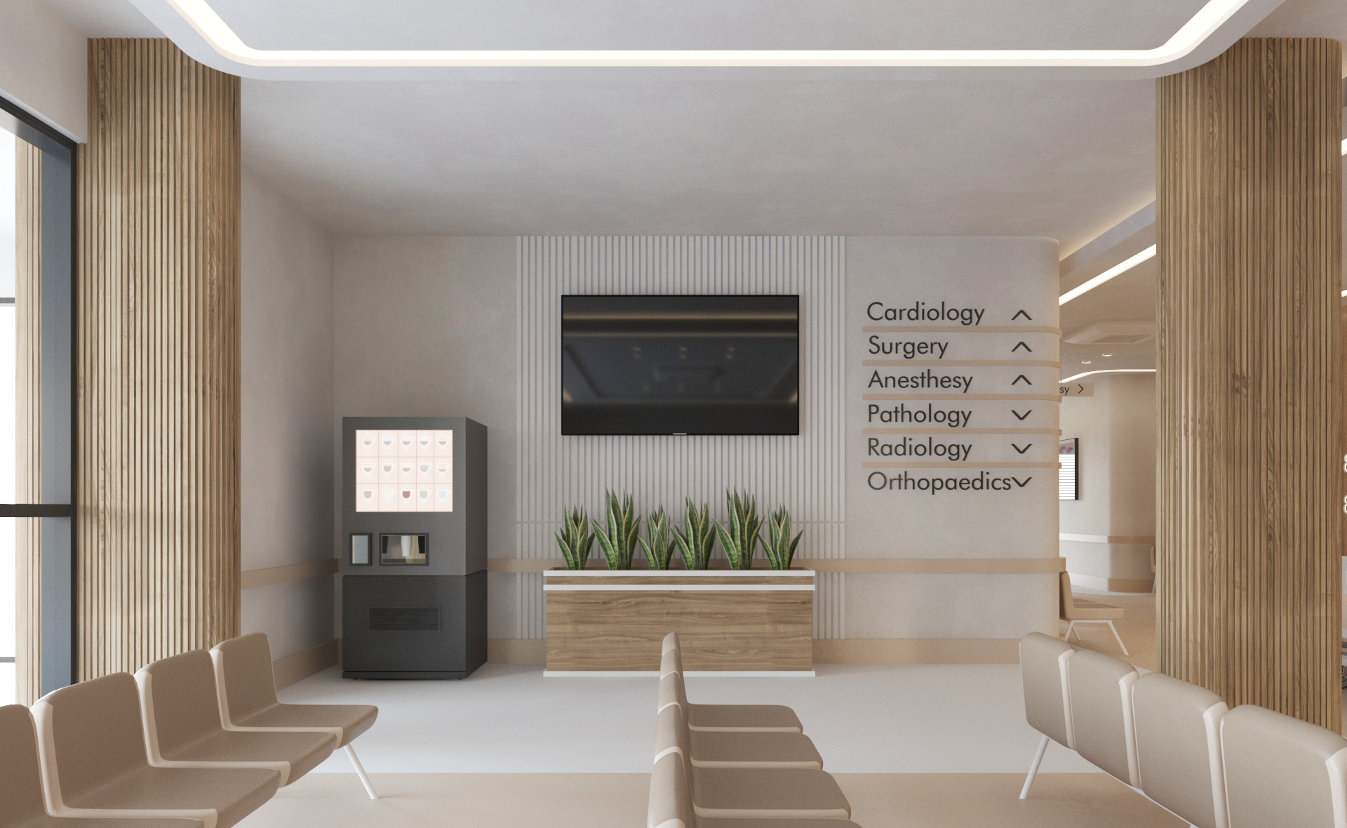modelo 3d Modern Hospital Interior - TurboSquid 2031939