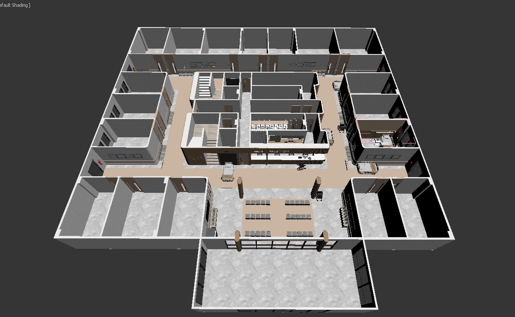 3D Modern Hospital Interior model - TurboSquid 2031939