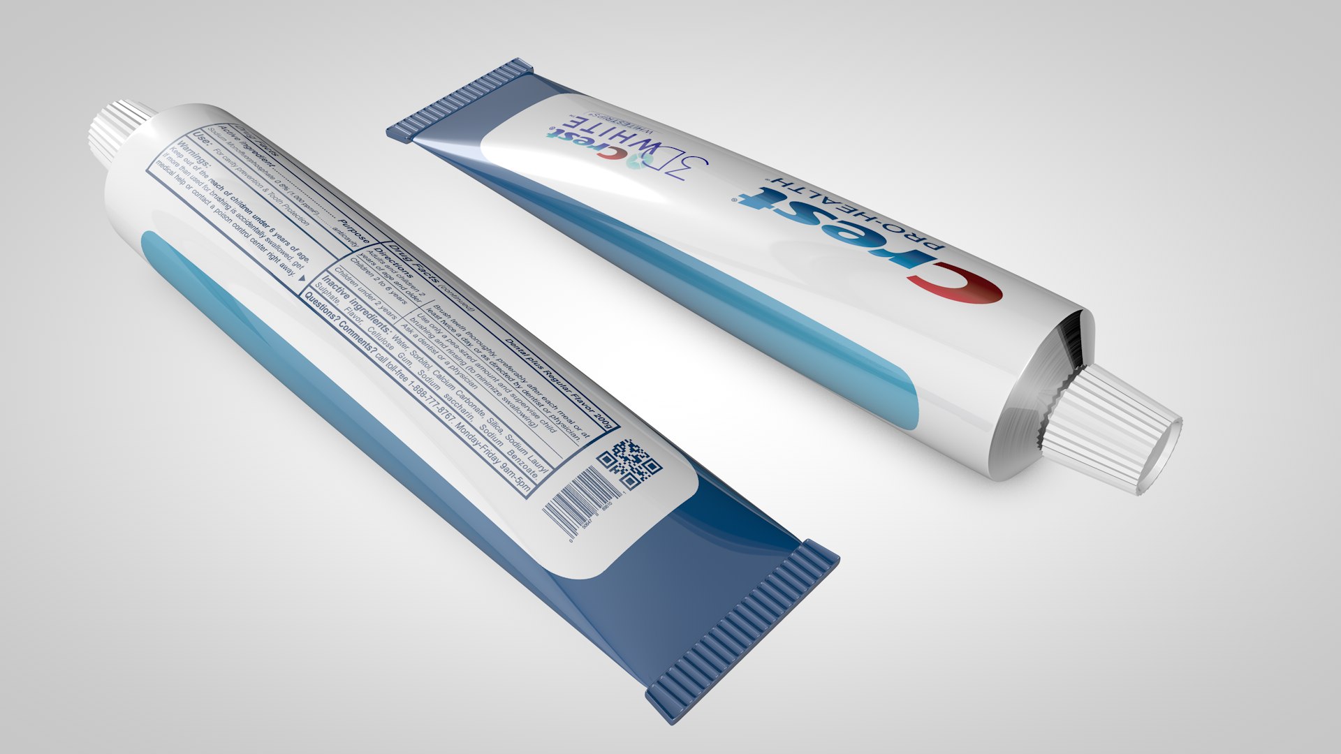 3d Toothpaste Tooth Paste