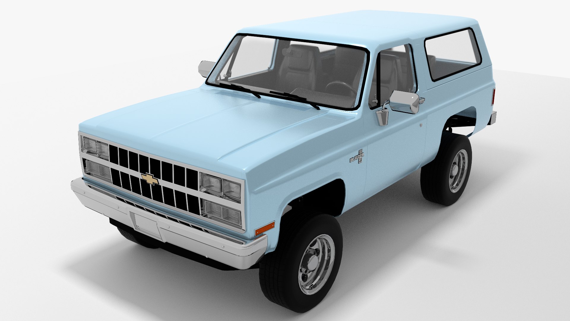 Chevrolet Blazer K5 1989 3D model - TurboSquid 2101083