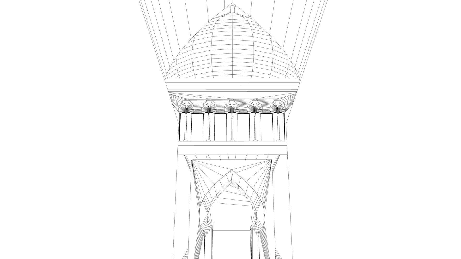 Simple Mosque Model - TurboSquid 1732425