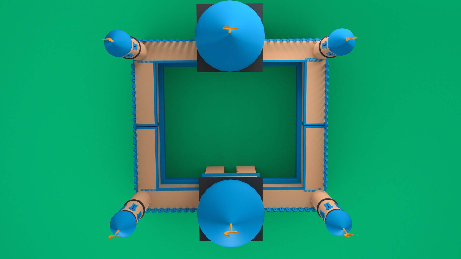 Simple Mosque Model - TurboSquid 1732425