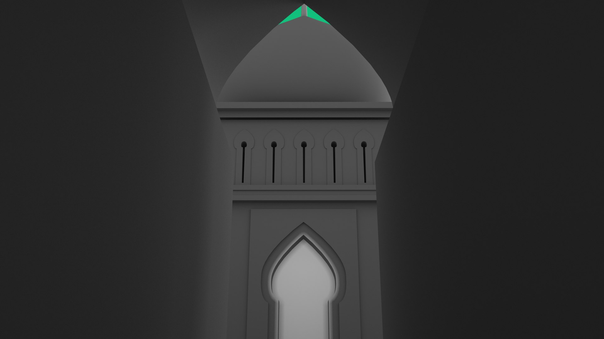 Simple Mosque Model - TurboSquid 1732425