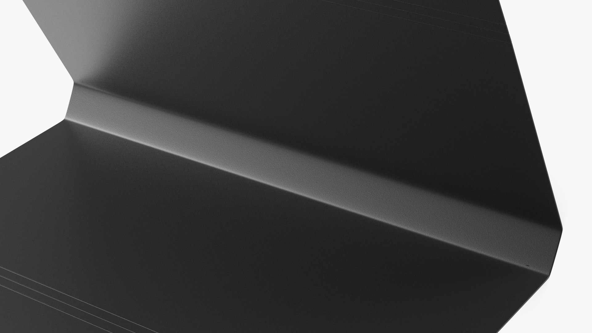 3D Plastic Paper Folder Open Black model - TurboSquid 1804882