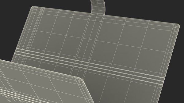 3D Plastic Paper Folder Open Black model - TurboSquid 1804882