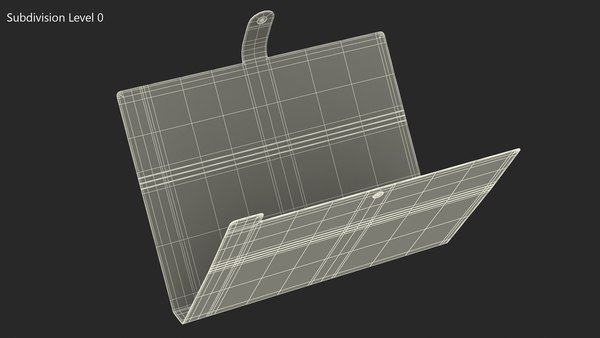 3D Plastic Paper Folder Open Black model - TurboSquid 1804882