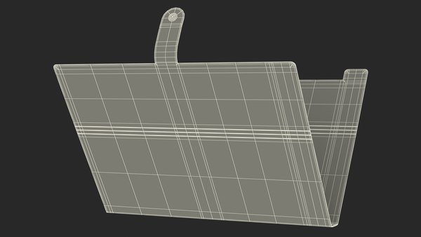 3D Plastic Paper Folder Open Black model - TurboSquid 1804882